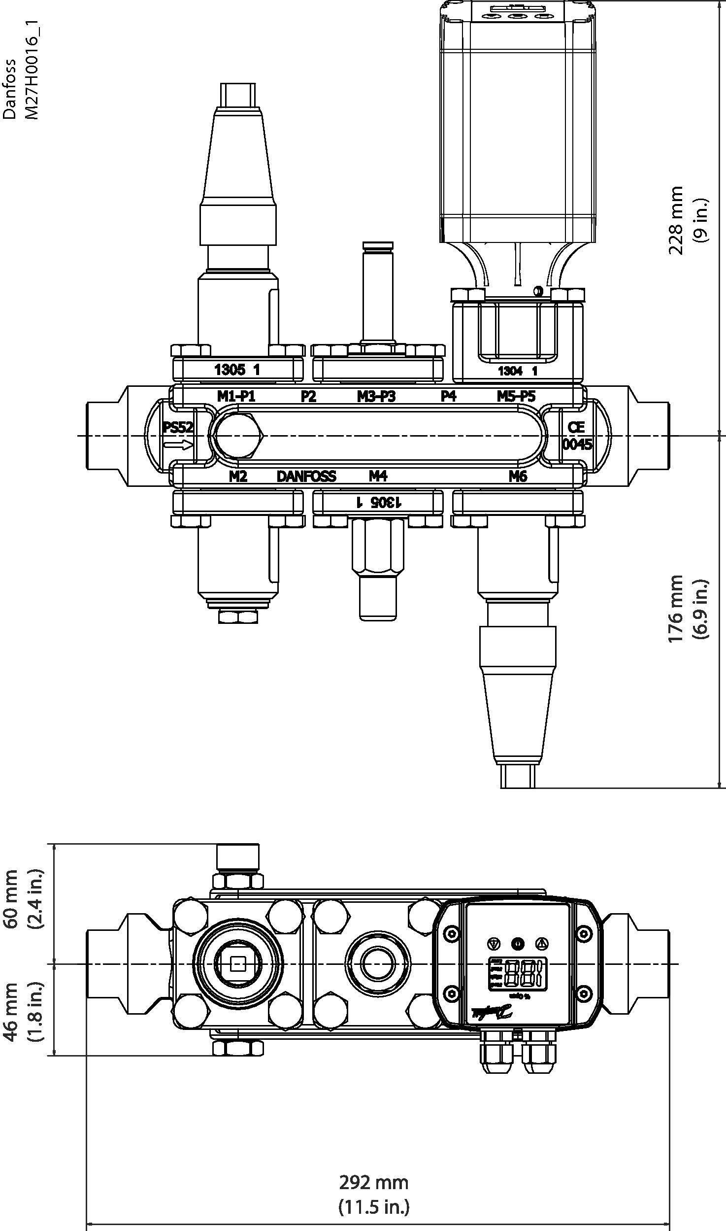 Valve Station, ICF 20-6-5MA, 1 in, Connection standard: ASME B 16.11 ...