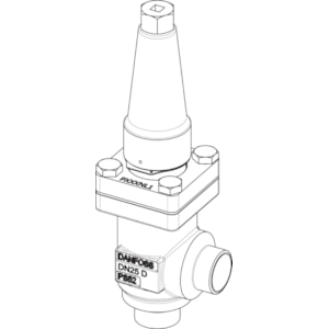 Shut-off valve, SVA-S 50, Max. Working Pressure [bar]: 52, Cap | SVA-S ...