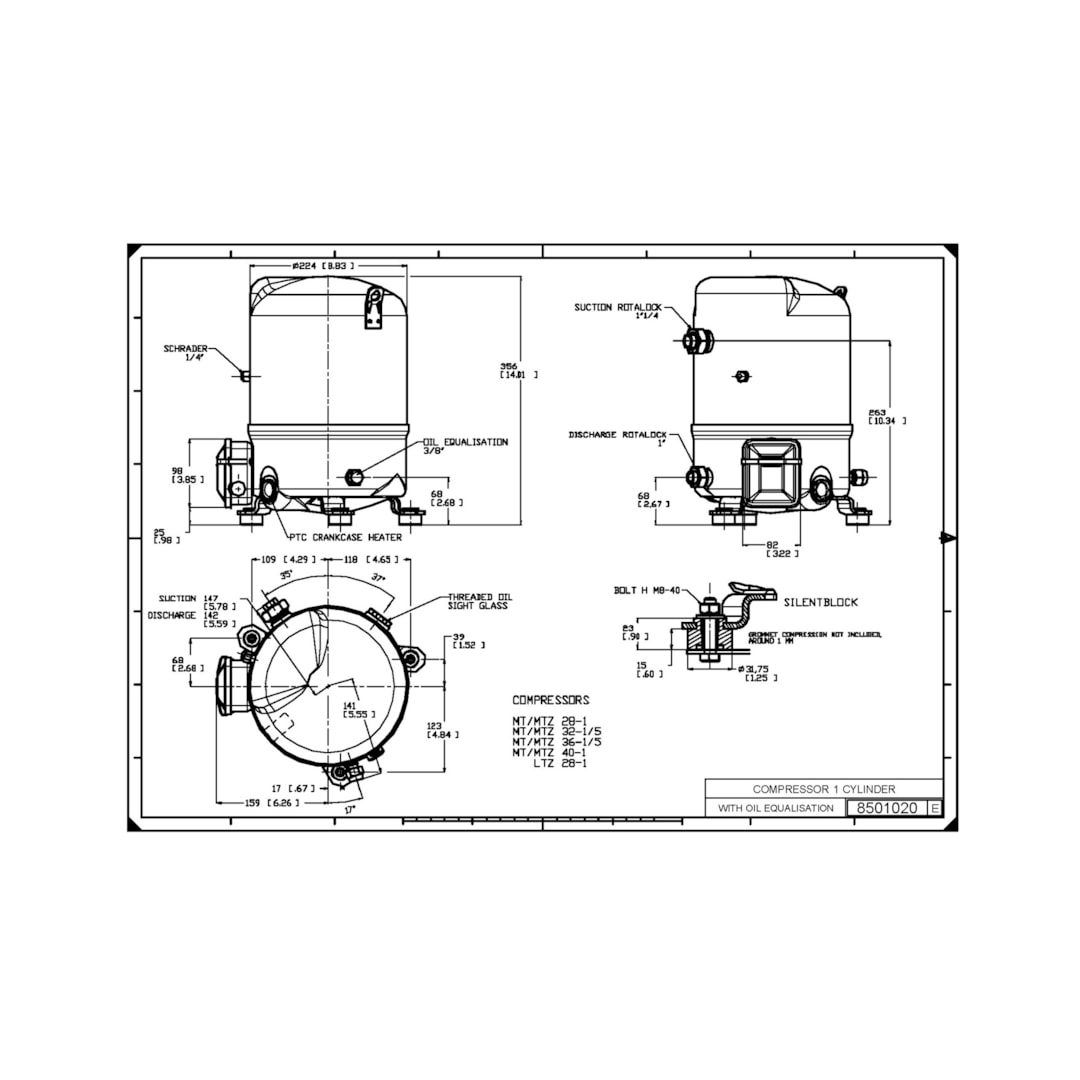 MT36-5V Компрессор MT36-5VI купить за 65794.4 с доставкой по России ...