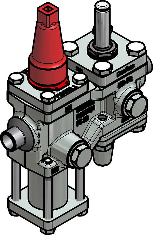 Valve station, ICF 15-4-8, 15 mm, Connection standard: EN 10220 | ICF 15-65 | Valve stations ...